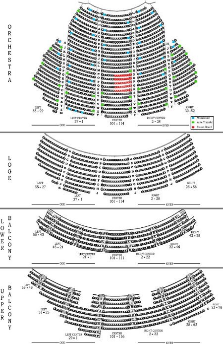 Beacon Theatre Seating Chart & Best Seat Guide | Interactive Map